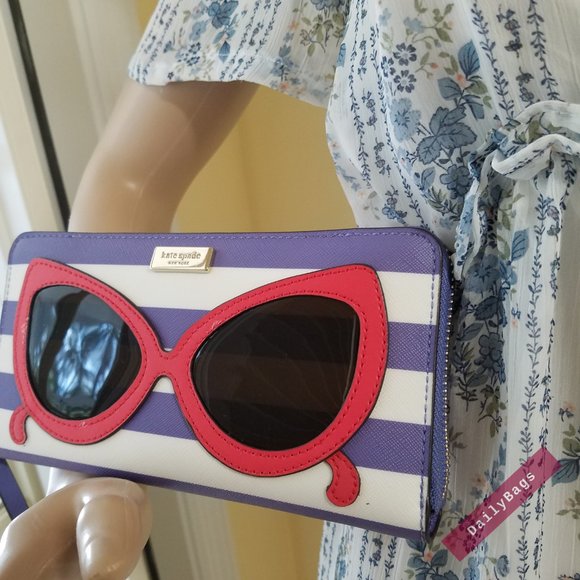 kate spade | Bags | Kate Spade Neda Periwinkle Make A Splash Wallet | Poshmark